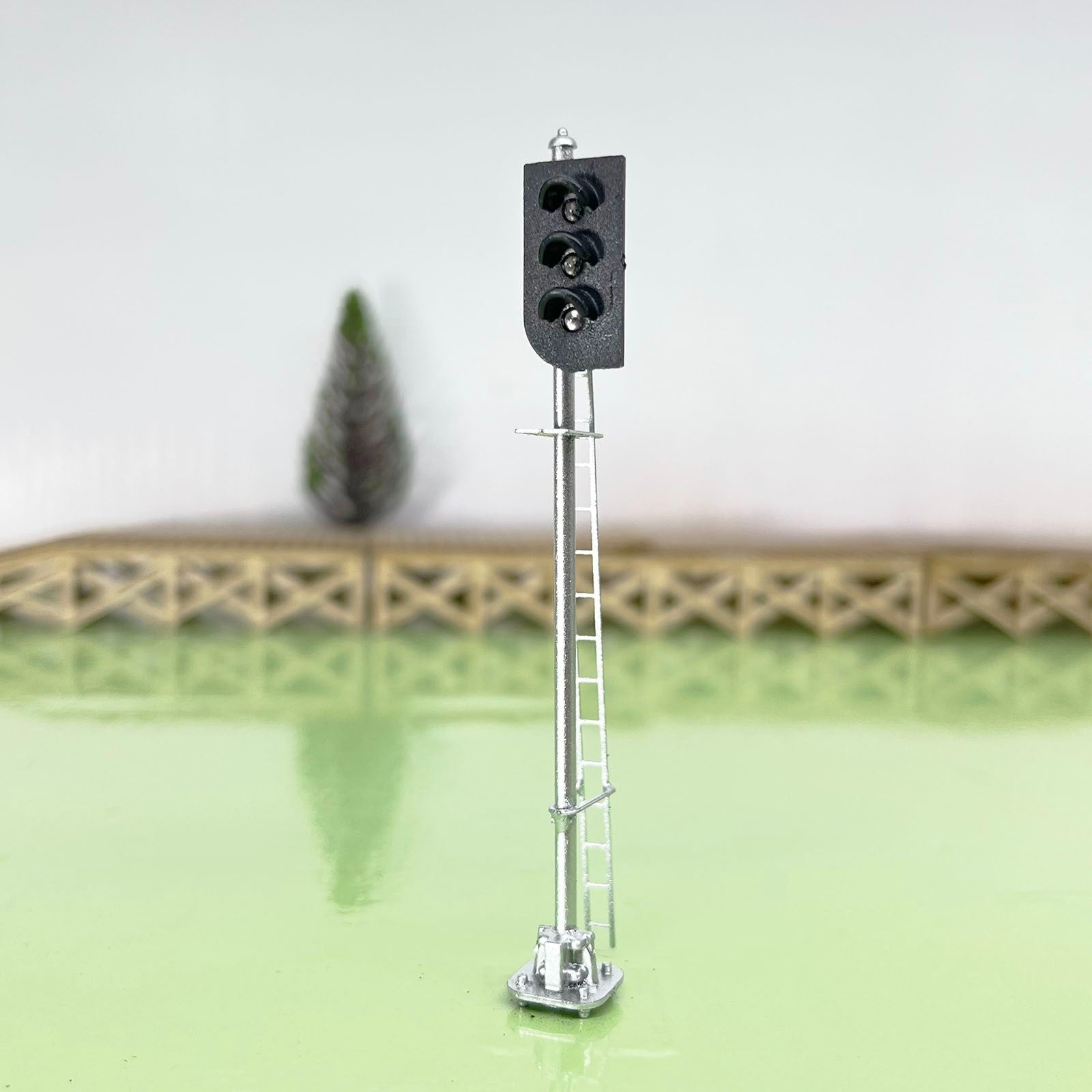 1 x HO scale model railroad 3 colors block signal European 3 aspects